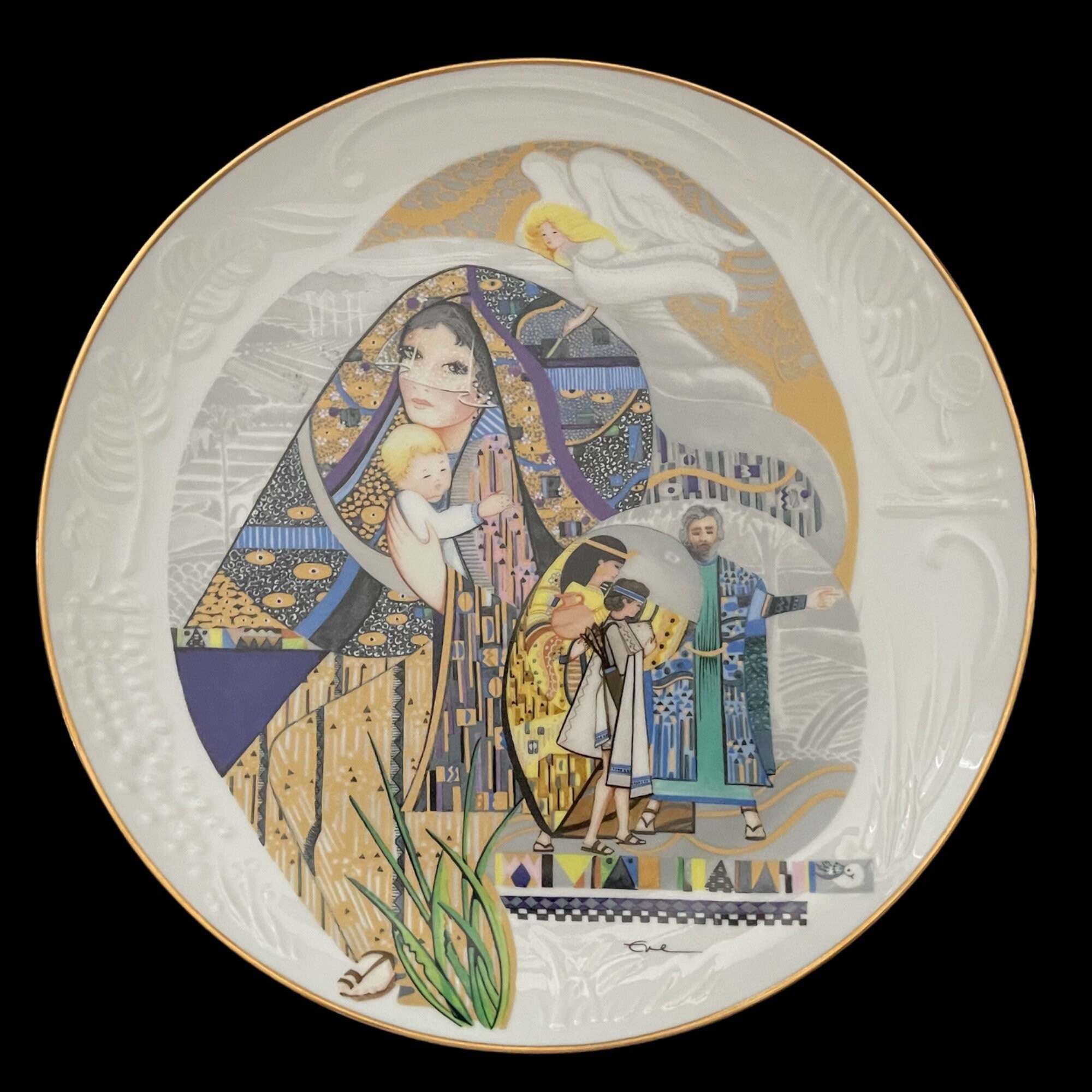 Biblical Mothers by Eve Licea Collectible Plates Set of 4 Knowles China ...