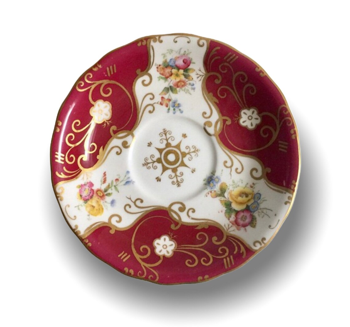 Antique Hand Painted Royal Worcester Tea Cup & Saucer Tea Set - Etsy