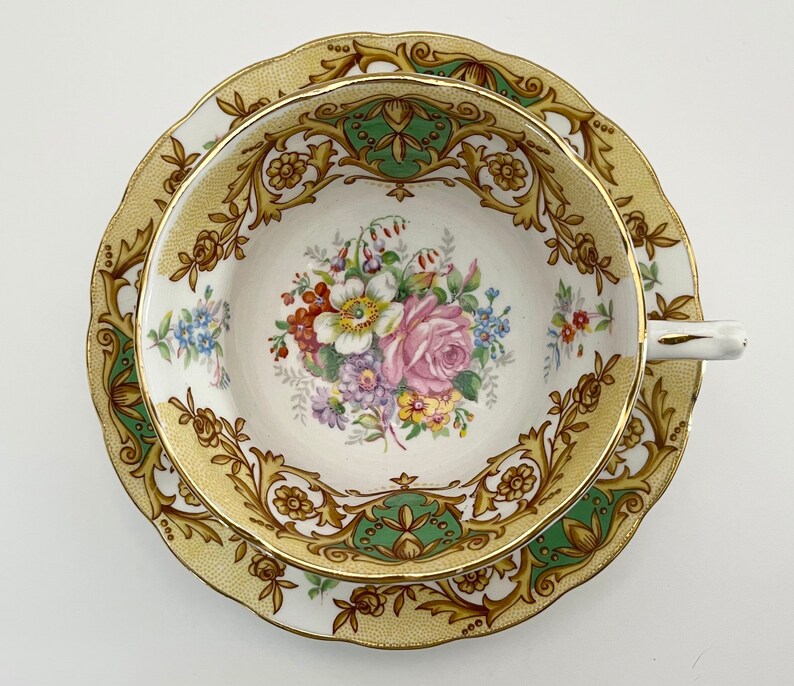 Vintage Balmoral Grosvenor China Tea Cup & Saucer Teacup Duo - Etsy