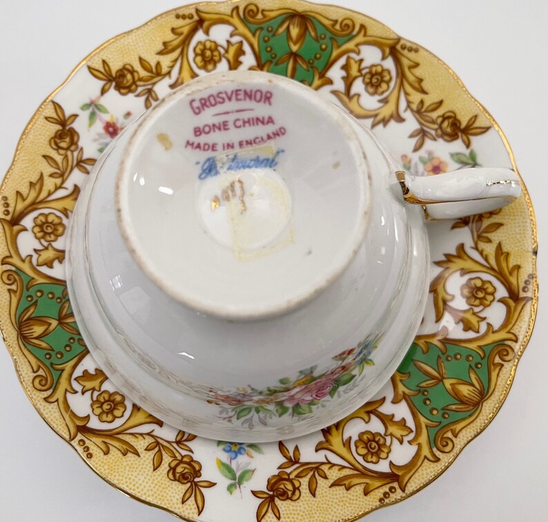 Vintage Balmoral Grosvenor China Tea Cup & Saucer Teacup Duo - Etsy