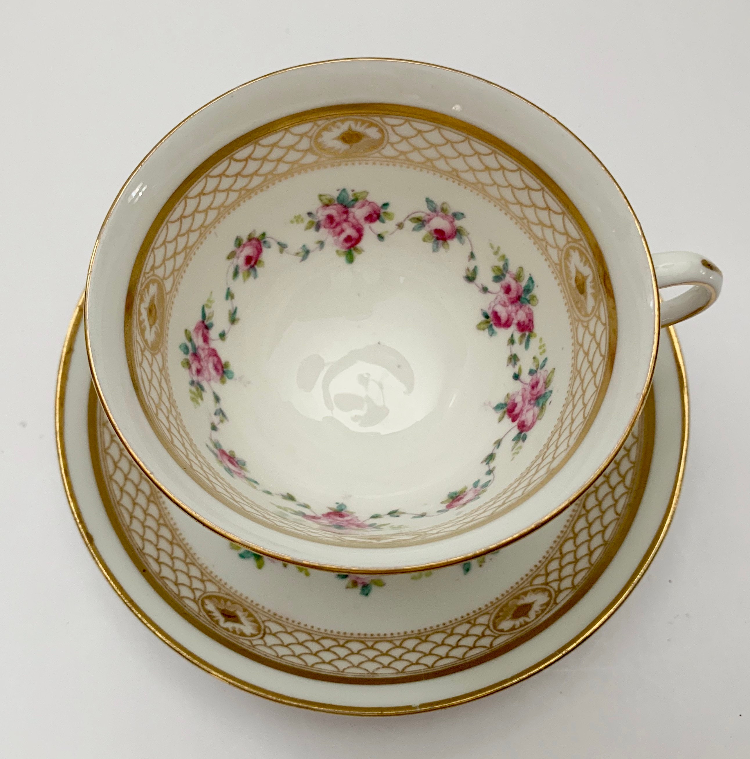 Antique Crown Chelsea China Tea Cup & Saucer - Etsy Canada