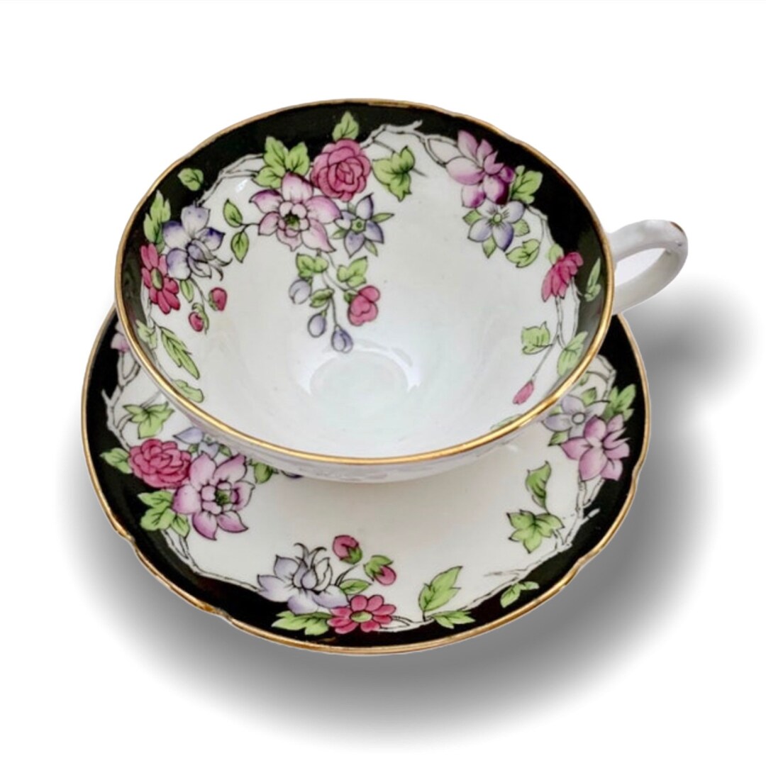 Beautiful Stanley China Tea Cup & Saucer - Etsy