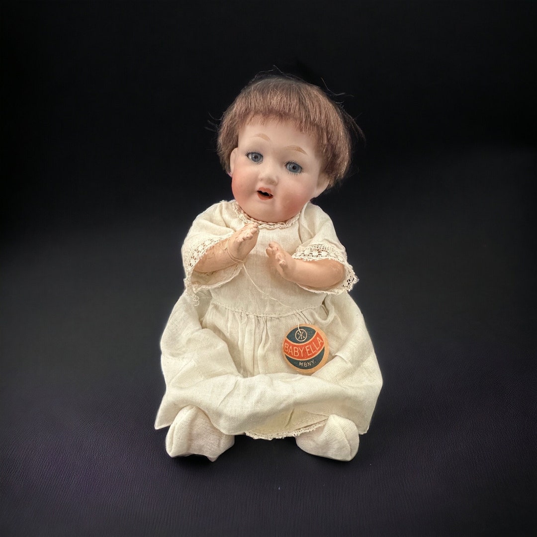 Antique Character Doll Baby Ella Morimura Brothers Japanese Bisque and ...