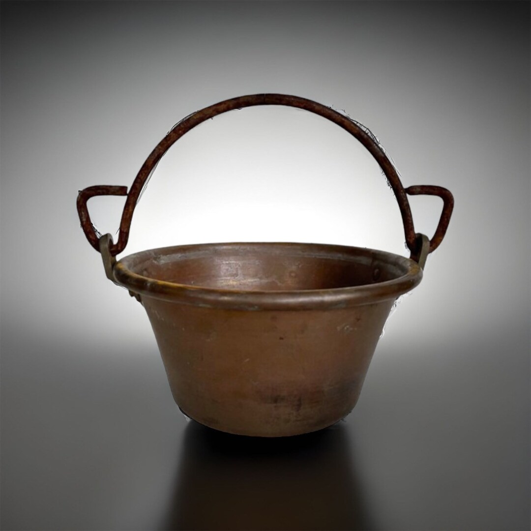 Antique Copper Candy Pot Copper Candy Kettle Small Thick - Etsy