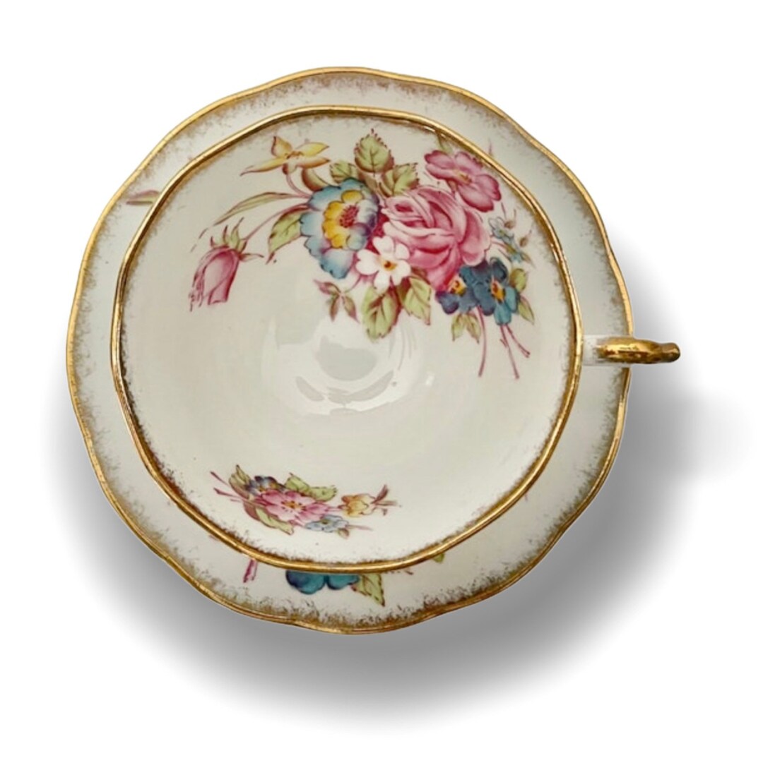 Artist Signed Roslyn Sunningdale Tea Cup & Saucer - Etsy