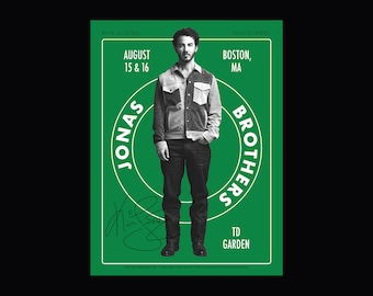 Joe Jonas JONAS BROTHERS Officially Licensed 18x24" Poster – Live at TD Arena, Boston Ma, August ...