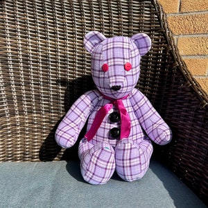 Memorial Bear, Memory Bear, Condolence Gift, Custom Teddy Bear ...