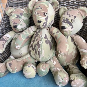 Memorial Bear, Memory Bear, Condolence Gift, Custom Teddy Bear ...