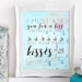 How Many Kisses, Count the Kisses, Printable Baby Shower Games, Baby ...