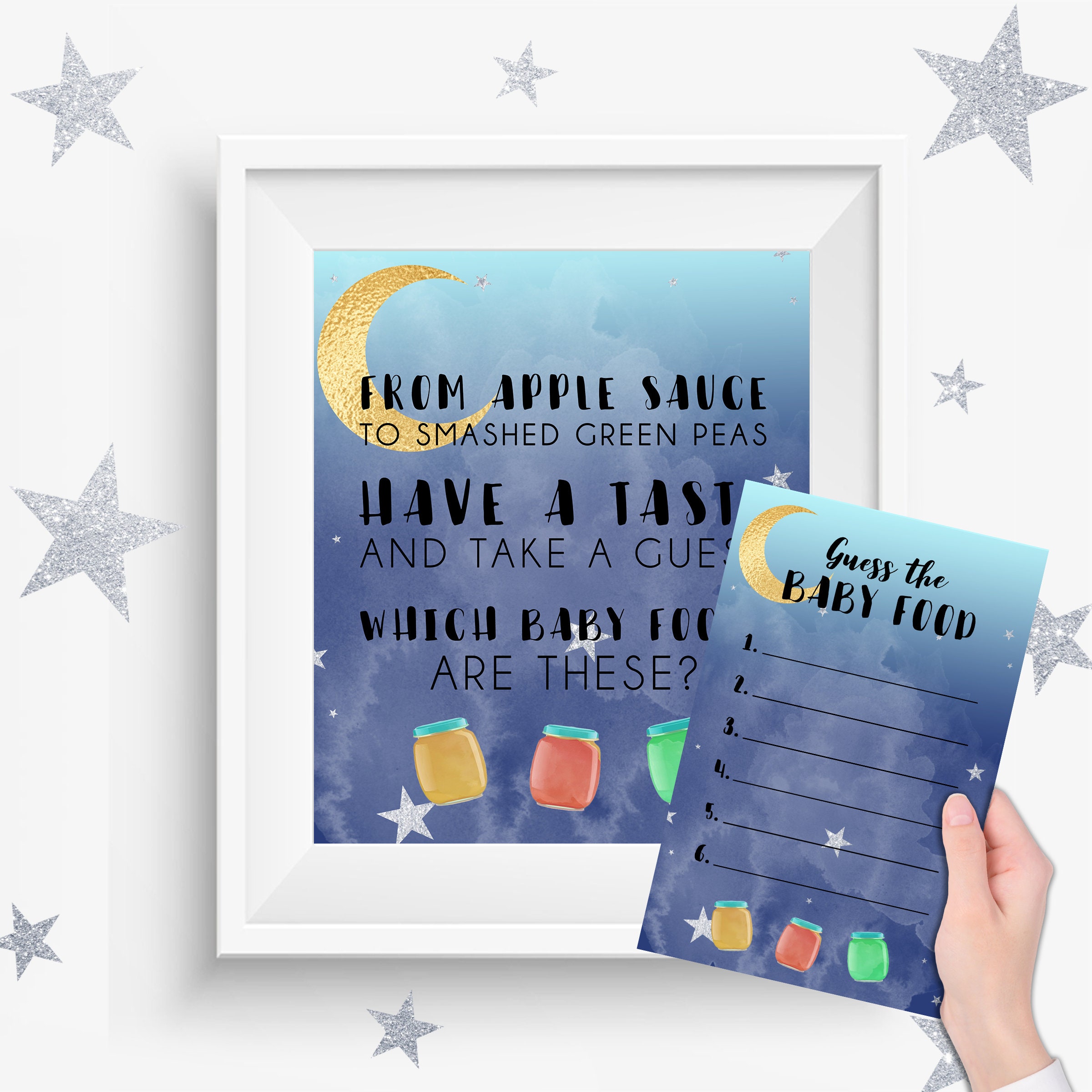 Guess the Baby Food Baby Food Taste Game Printable Baby | Etsy