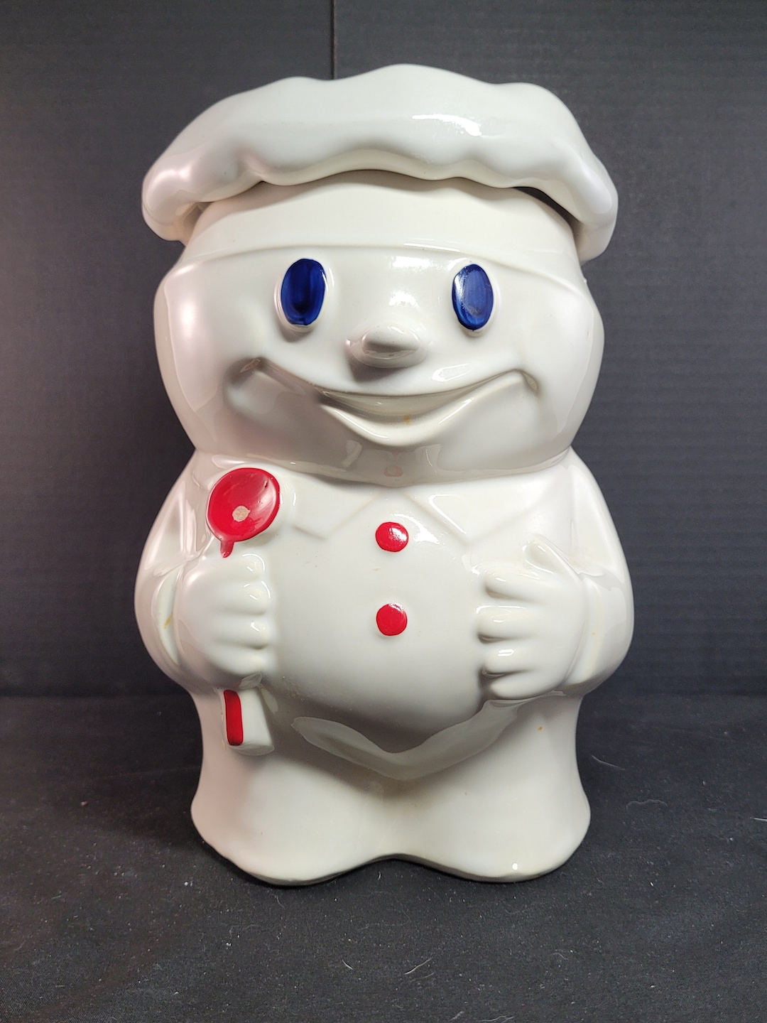 Vintage Pillsbury Dough Boy bobby the Baker Ceramic Cookie Jar 183 ...