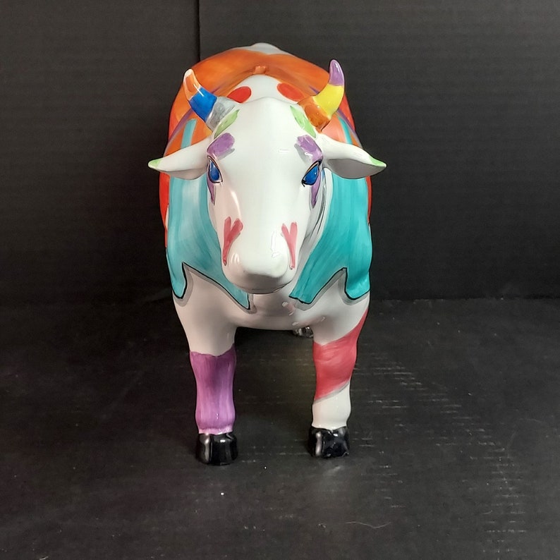 De Graff La Moola-moola Talavera Ceramic Cow Coin Bank - Etsy