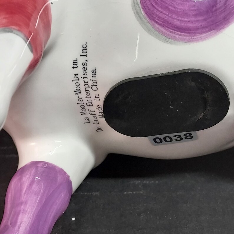 De Graff La Moola-moola Talavera Ceramic Cow Coin Bank - Etsy