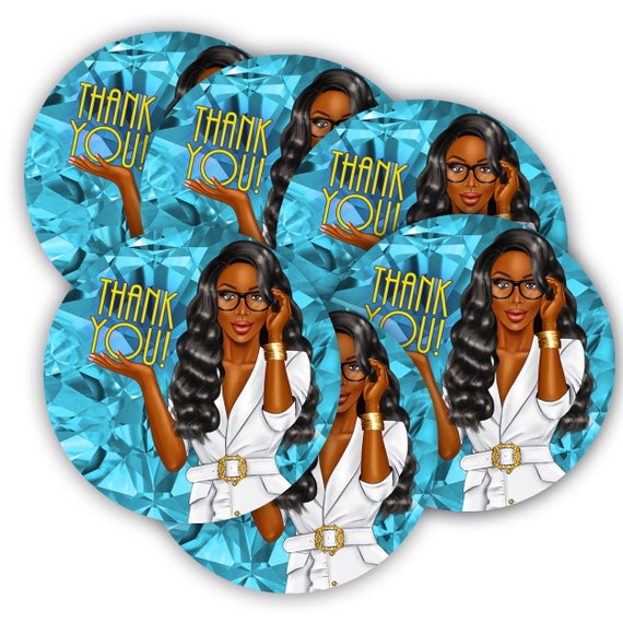 LADY BOSS THANK You Rounds 2.5Printable Thank You | Etsy