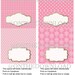 PINK GOLD EDITABLE Instant Download 2"x4" Rectangle Label Sticker-tent ...