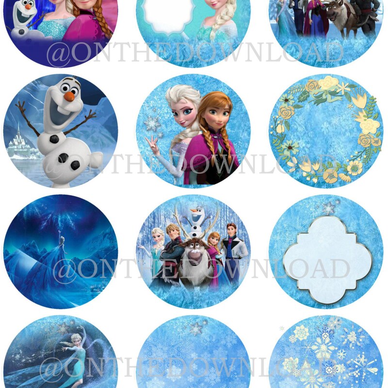 Frozen Labels - Etsy