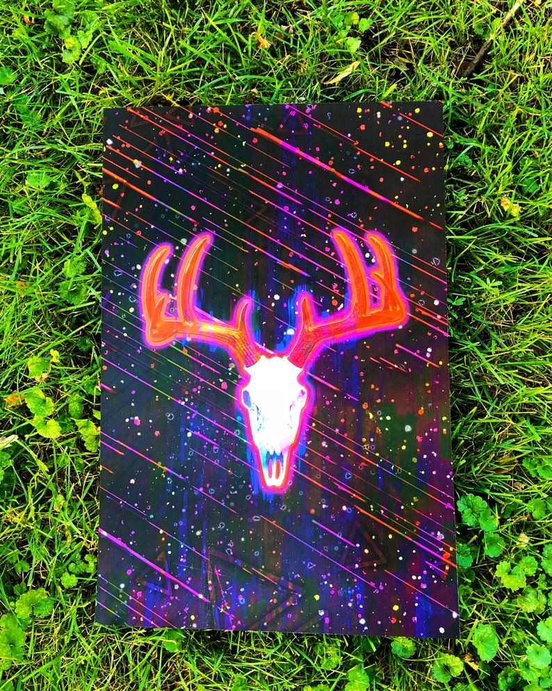 SATANIC_DEER_ERROR_666 (voyd Inspired) Poster 12”x18” - Etsy