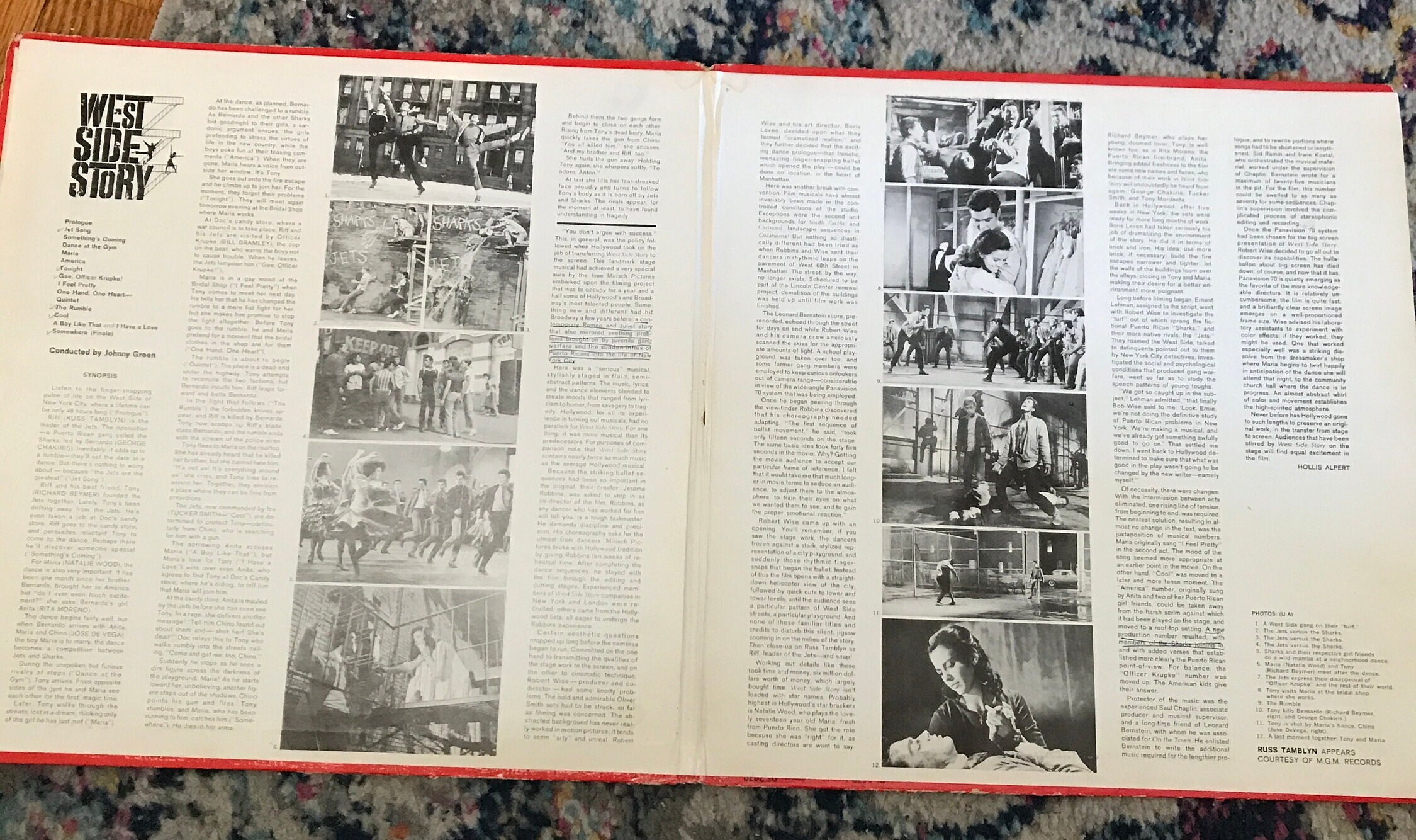West Side Story Original Soundtrack Vinyl Album – 1960 Columbia Stereo ...