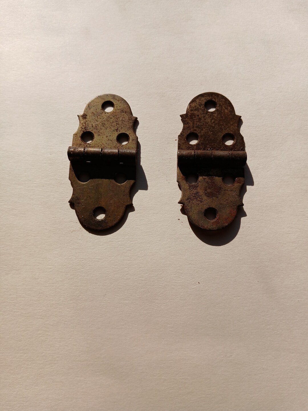 Brass English Butler Tray Leaf Hinges Vintage. - Etsy