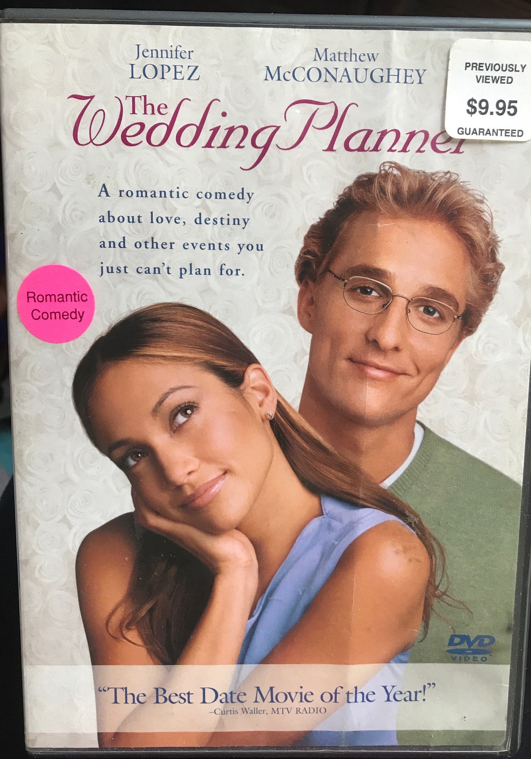 The Wedding Planner. DVD. Jennifer Lopez and Matthew Mcconaughey. 2001 ...