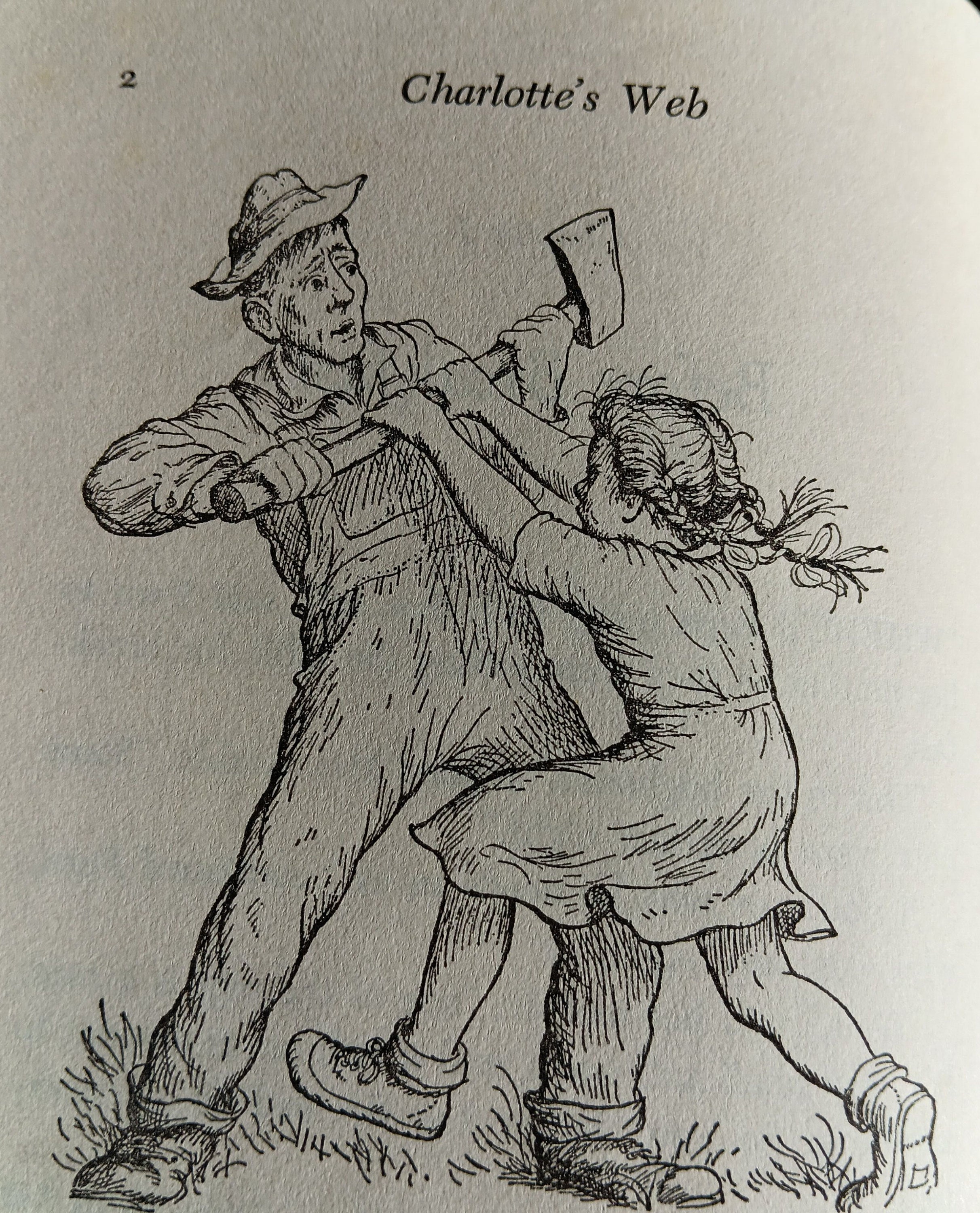 Charlotte's Web by E.b.white. Illustrated. Copyright 1952 by Harper and ...