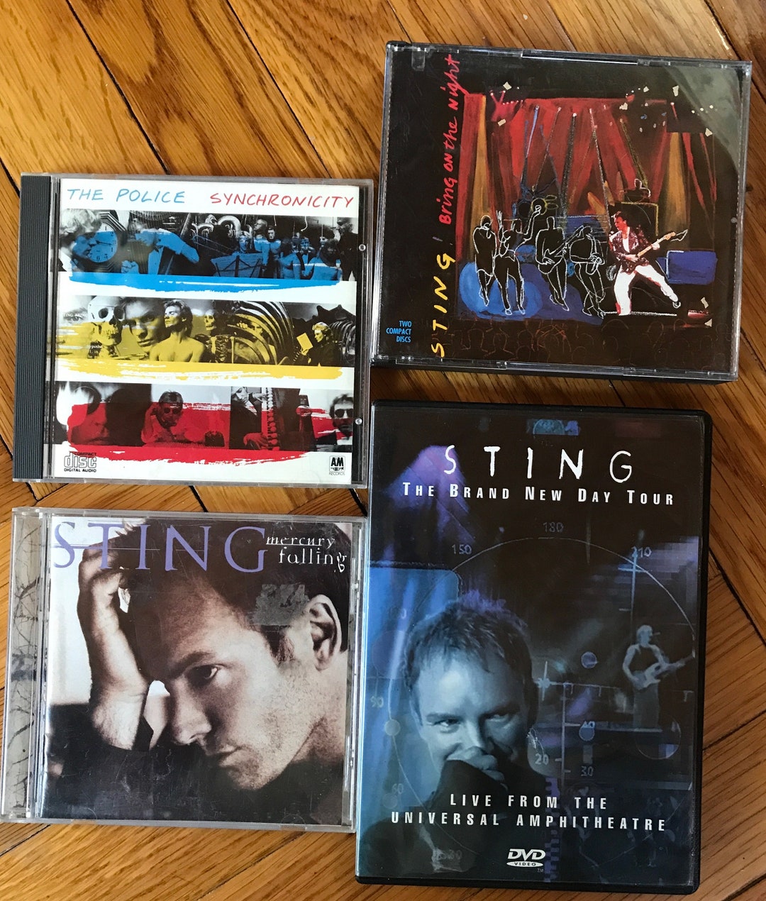 STING: 4cds/1dvd. Synchronicity police, Sting-mercury Falling, Sting ...