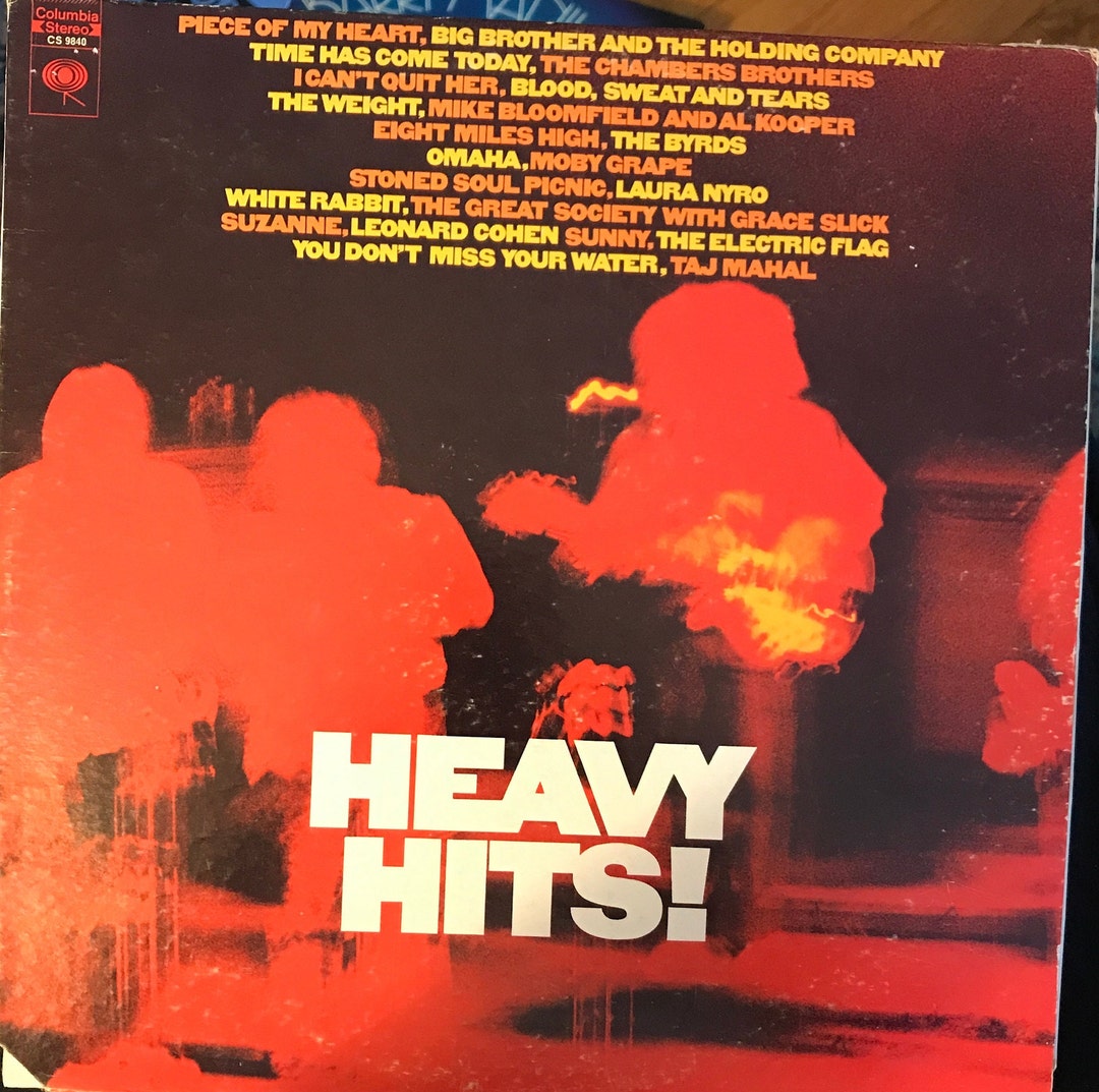 HEAVY HITS - Rock Vinyl Album. Columbia Stereo. 1960’s. See Artists in ...