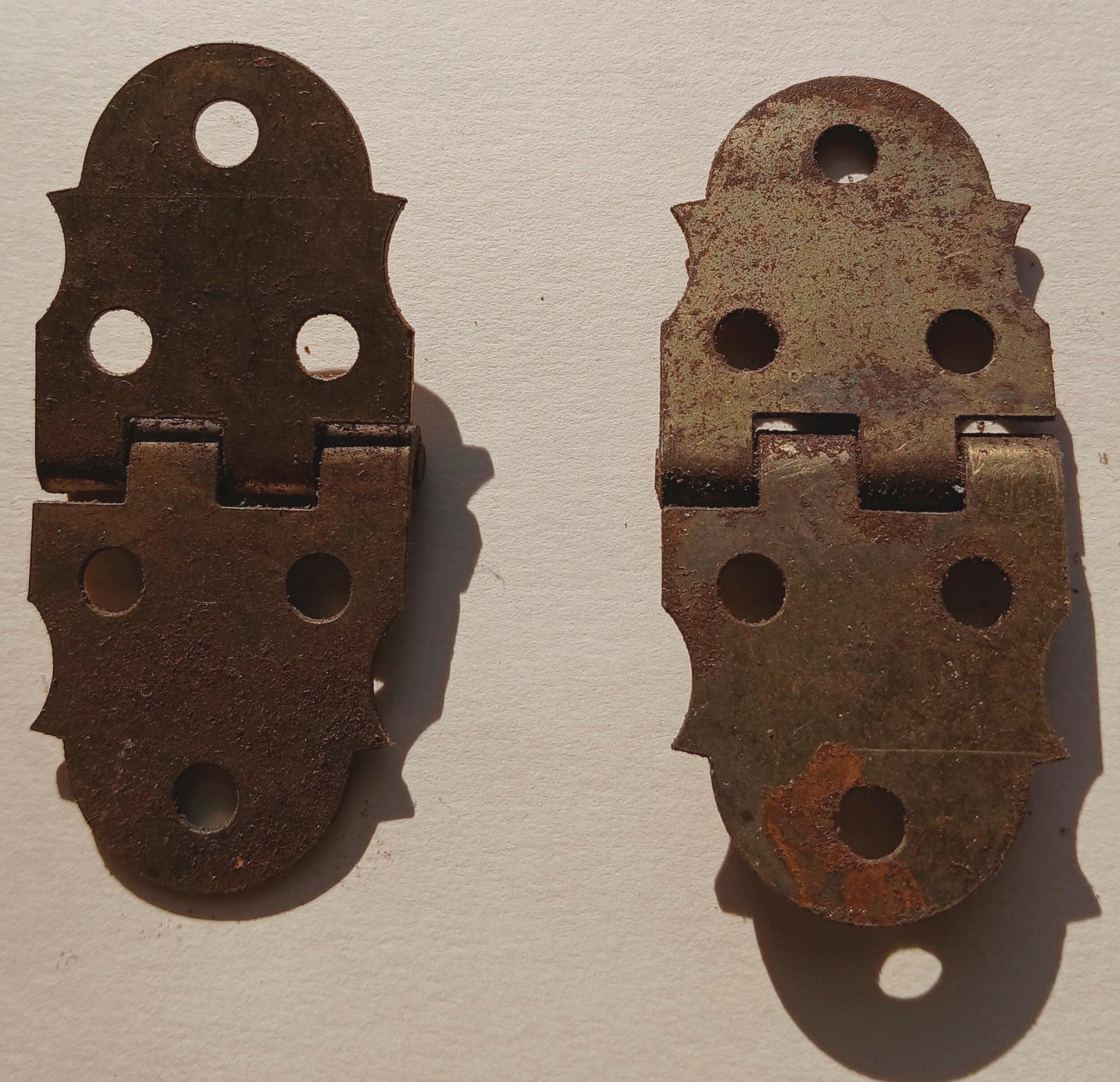 English Butler Brass Tray Leaf Hinges. Vintage. - Etsy