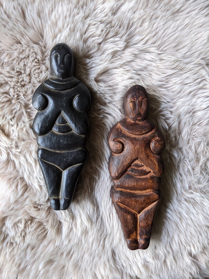 Wooden Primitive Earth Goddess Statue - Etsy