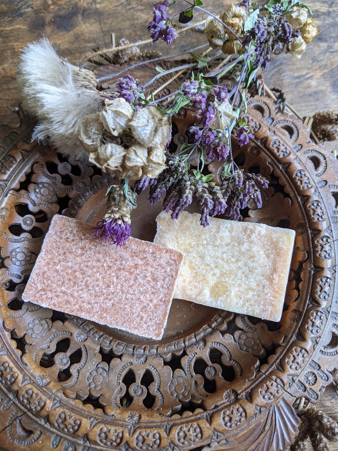 Two Scented Perfume Blocks of Amber and Musk Natural Traditional ...