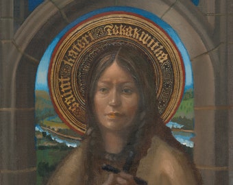 Saint Kateri Tekakwitha Icon - Etsy