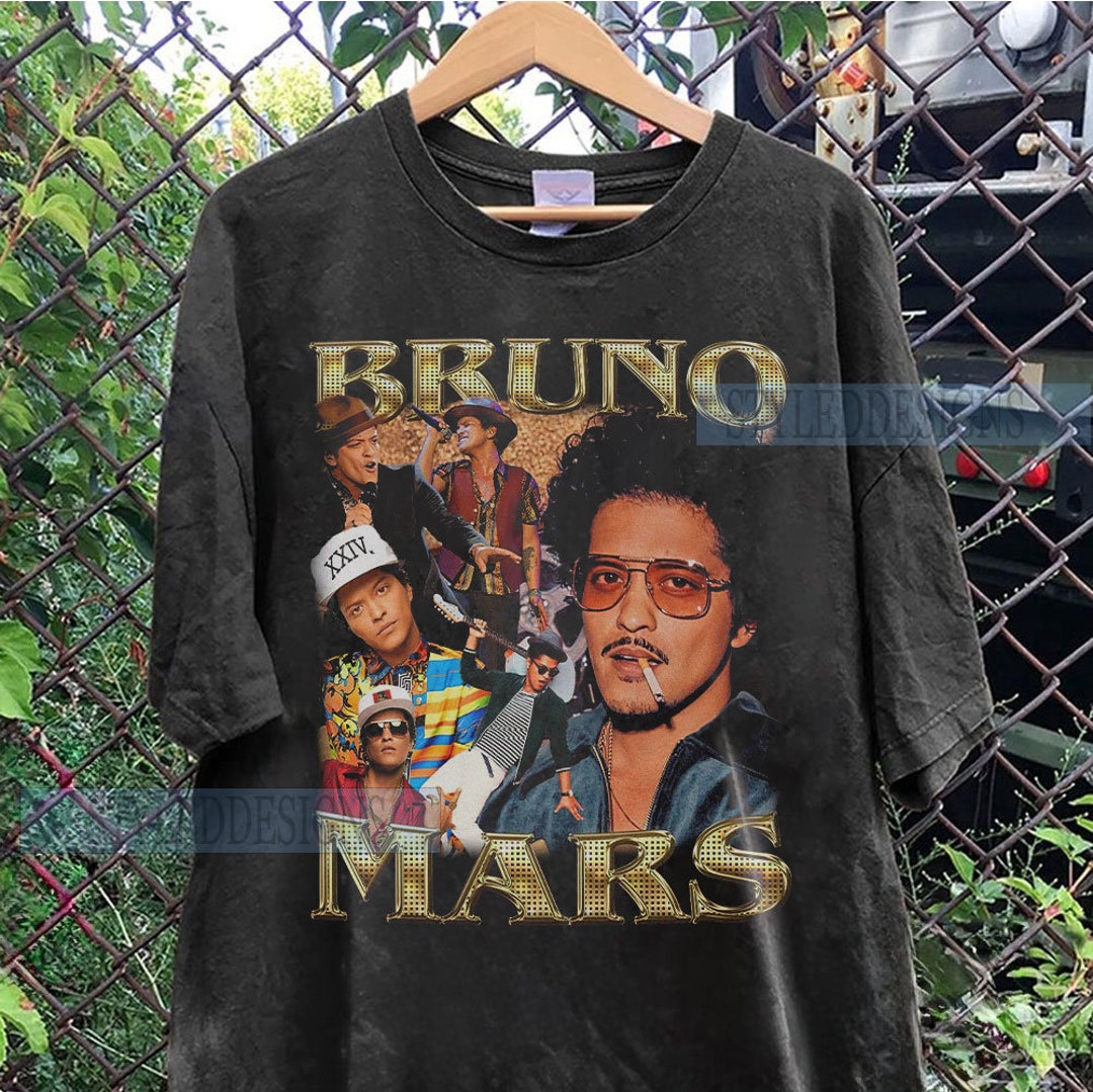 Vintage Bruno Mars 90s Shirt, Bruno Mars Bootleg Tee, Retro Bruno Mars ...