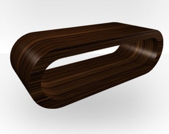 Burgundy Gloss Coffee Table Large Hoop | Etsy