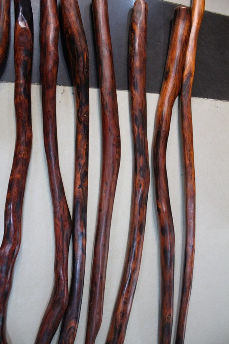 Natural shape Rosewood Walking stick High quality Hiking stick | Etsy