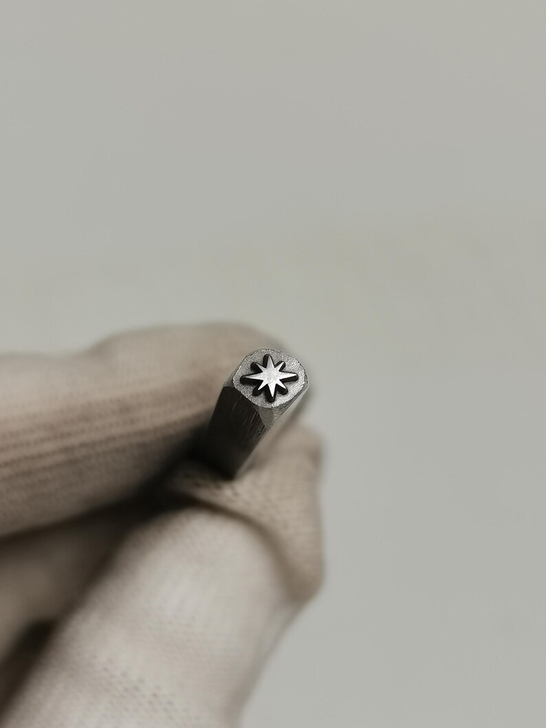 Steel Star Stamp, Polar Star Jewelry Bracelet Leather Craft Tool (4mm ...