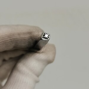 Steel Star Stamp, Polar Star Jewelry Bracelet Leather Craft Tool (4mm ...