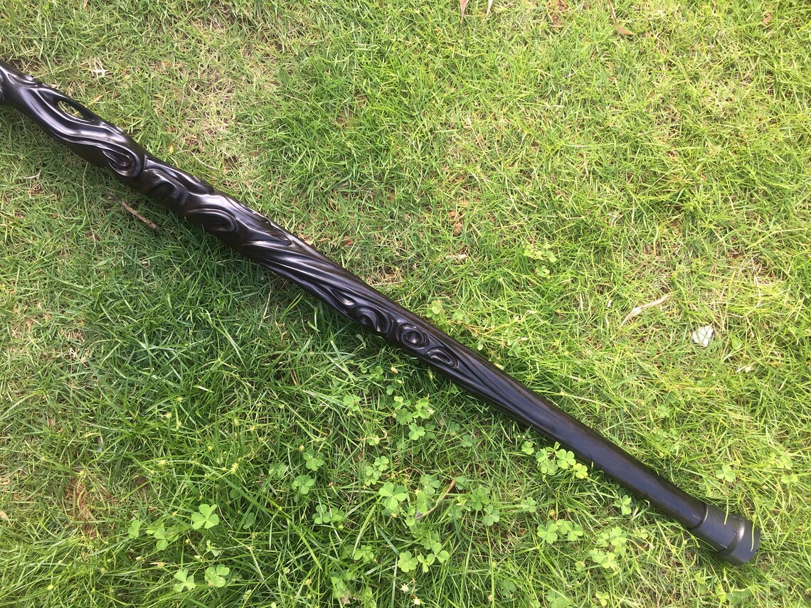 Twisted Walking Cane Ebony Walking Cane Handcrafted Walking Stick ...