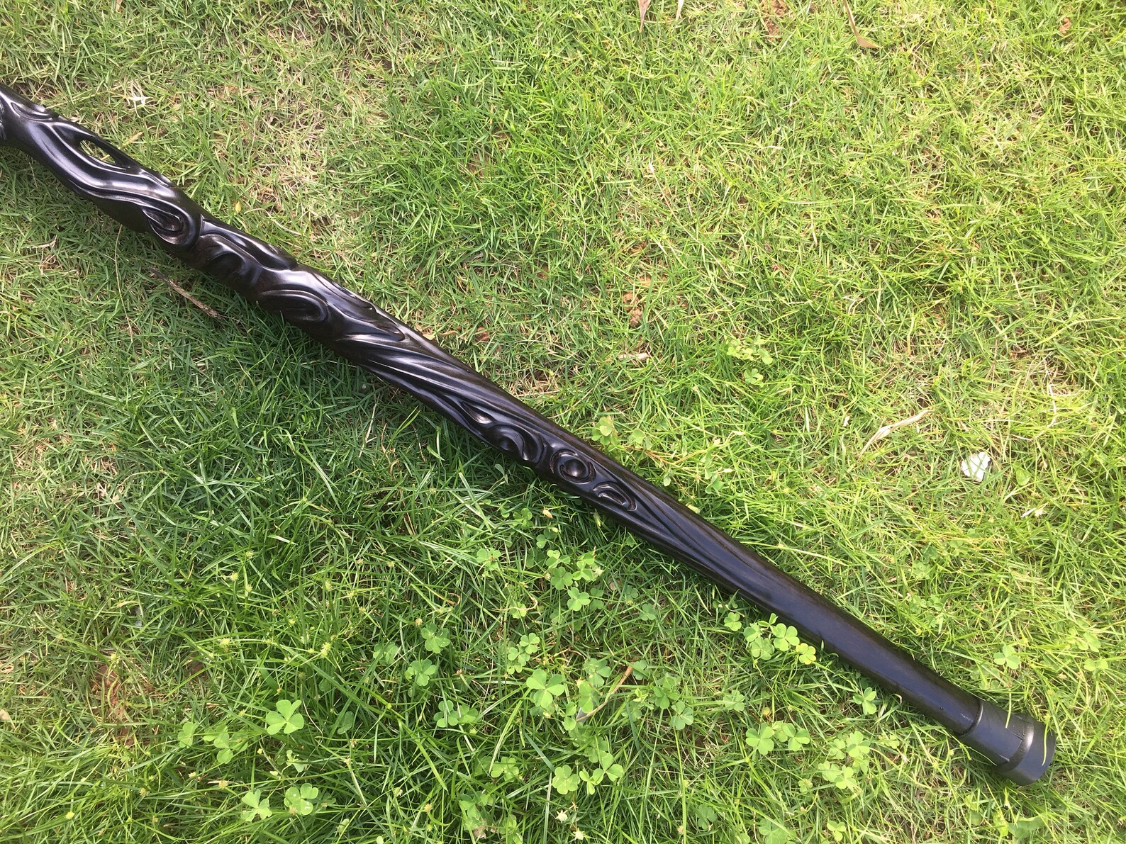 Twisted Walking Cane Ebony Walking Cane Handcrafted Walking Stick ...