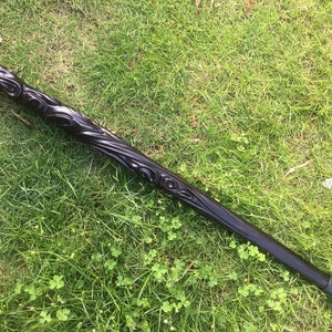 Twisted Walking Cane Ebony Walking Cane Handcrafted Walking Stick ...