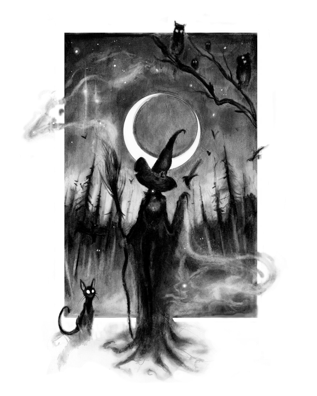 Spellbound Seance, Print - Etsy