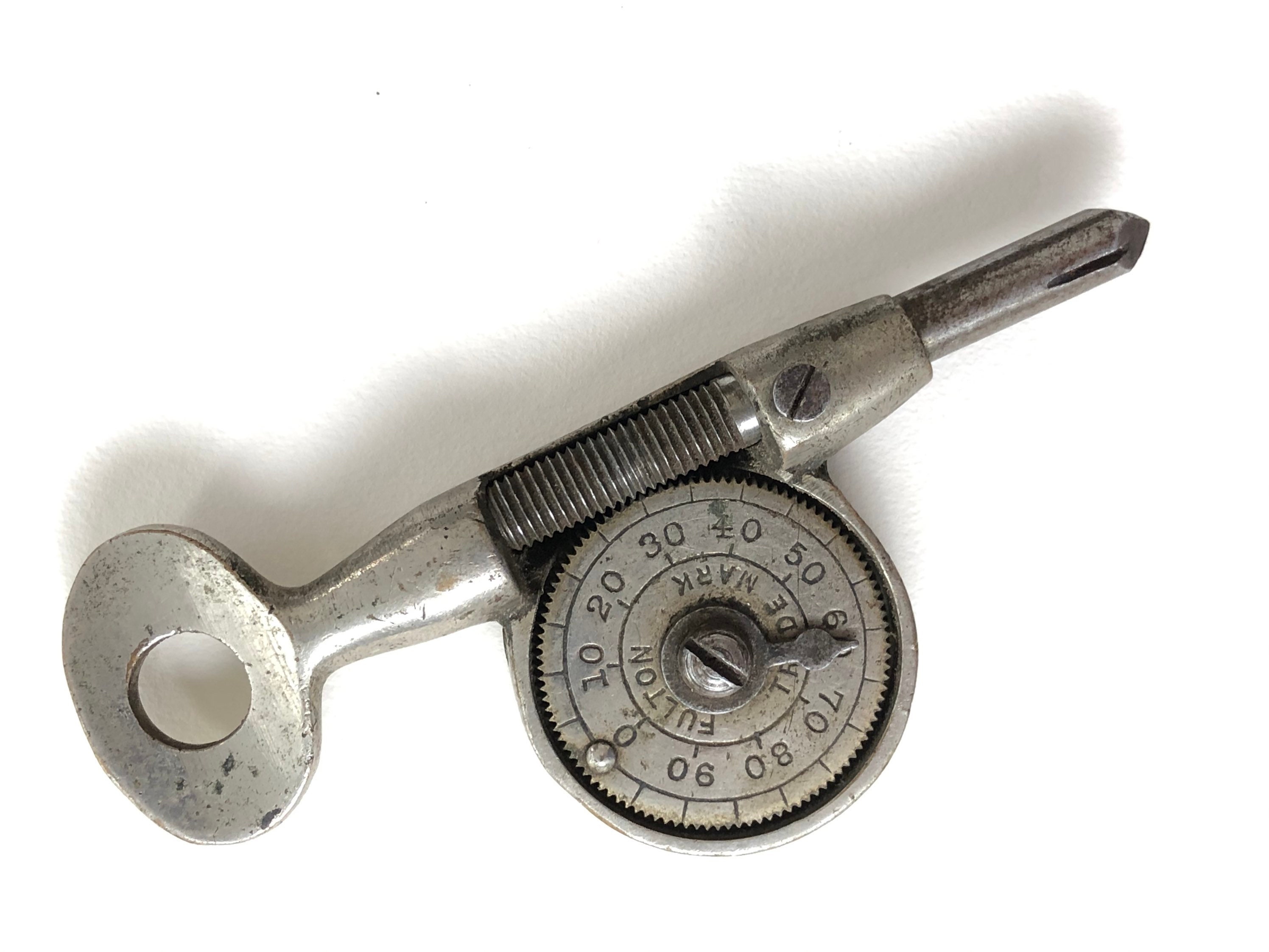 Rare, Antique Fulton Speed Indicator Machinist Tool RPM Gauge Counter ...