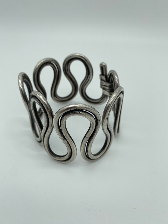 Heavy Antique Sterling Silver Indian Tribal Armlet Br… - Gem