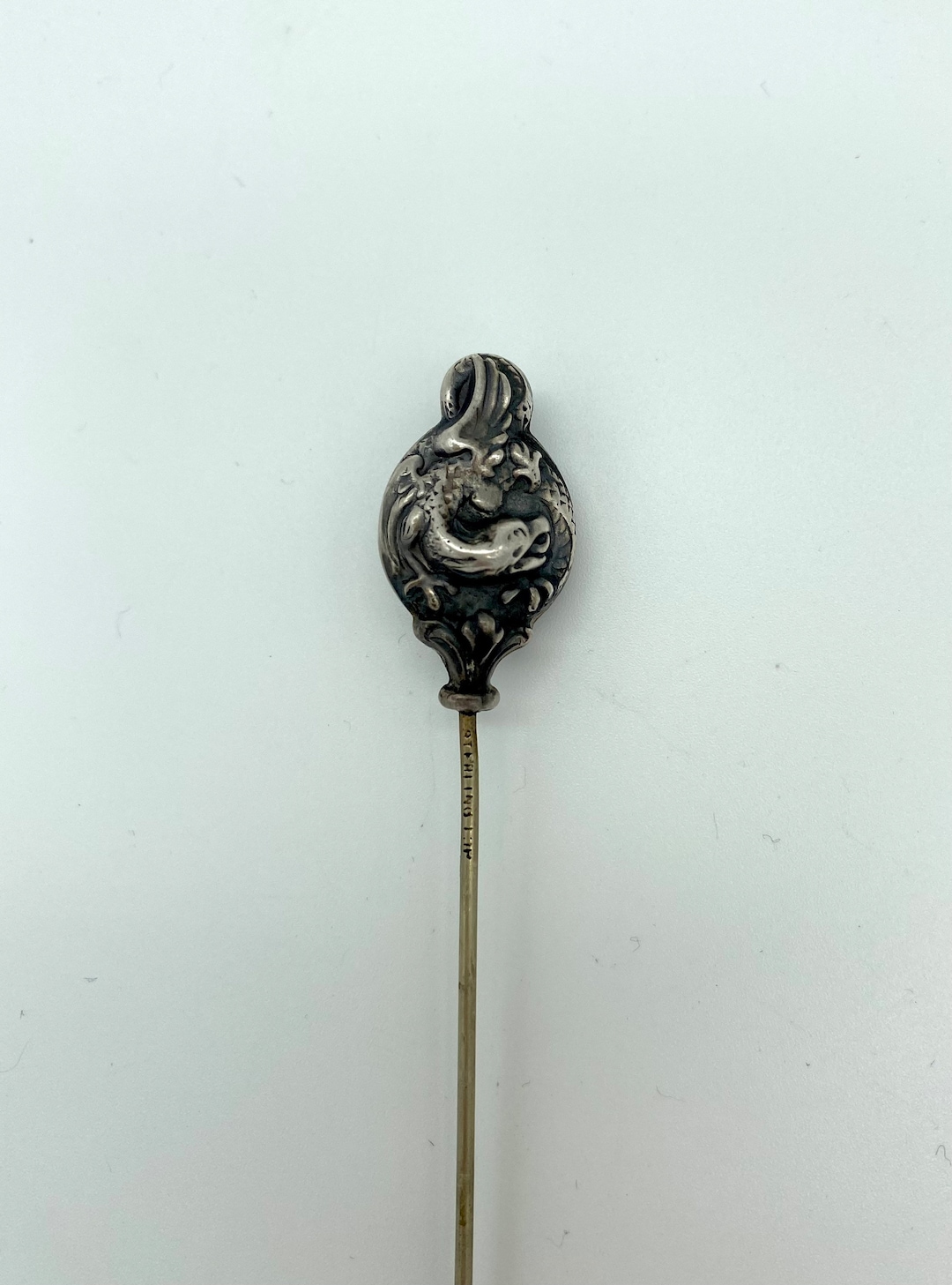 Antique Sterling Three-toed Dragon Hatpin - Etsy