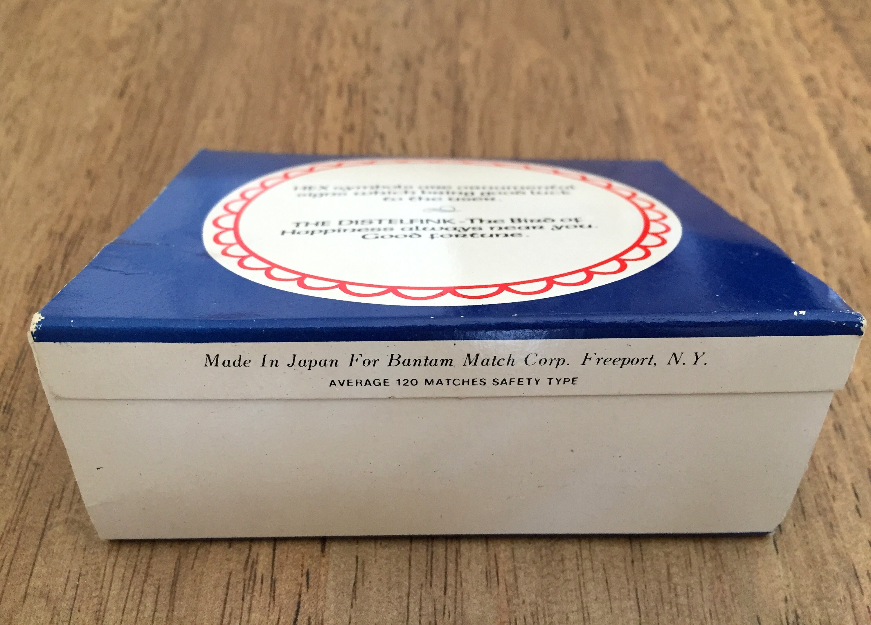 Rare Vintage Bantam Match Corp Box of Matches Made in Japan Freeport ...