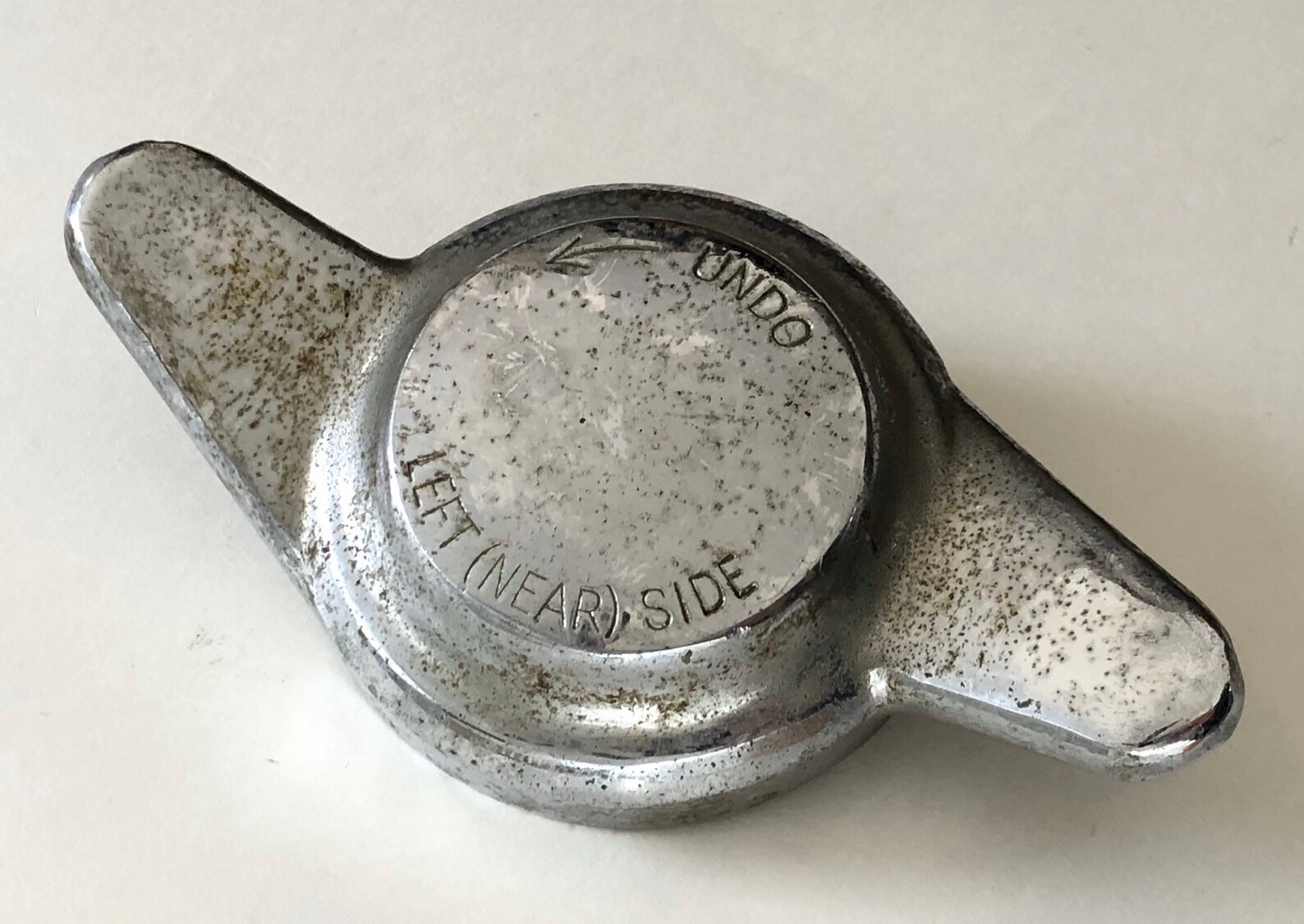 Vintage Chrome Wire Wheel Knock off Spinner Nut Left Near Side - Etsy