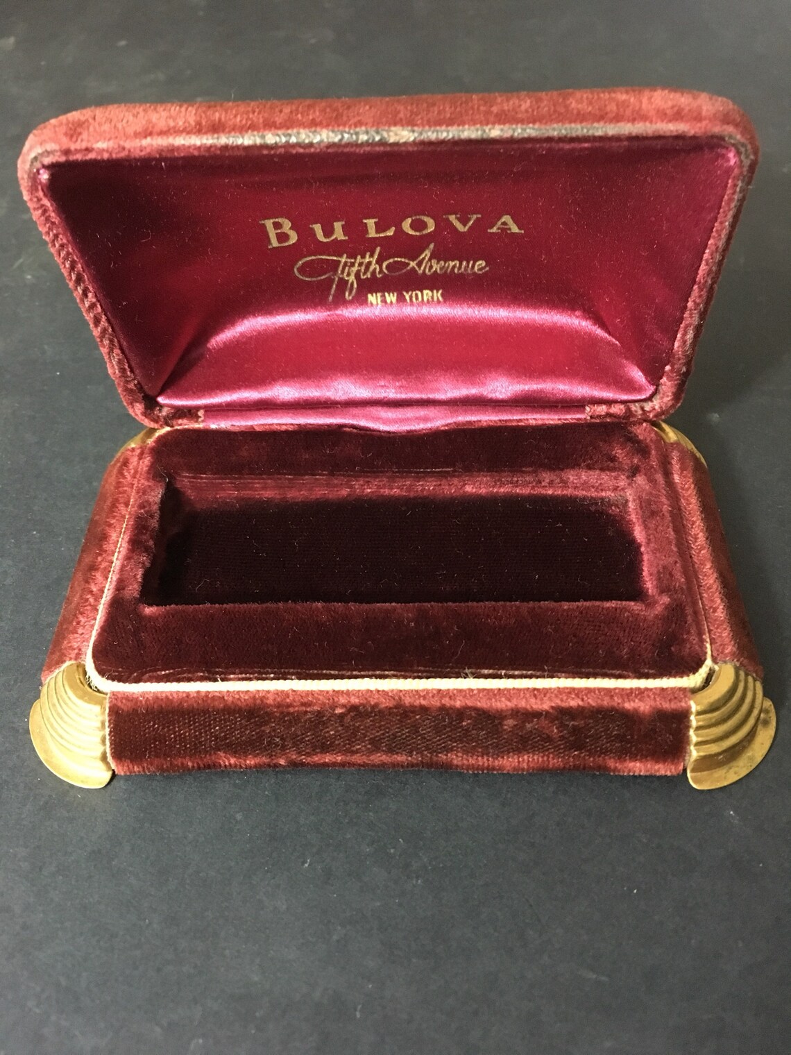 Antique C. 1930s Art Deco Bulova Watch Case Presentation Box | Etsy