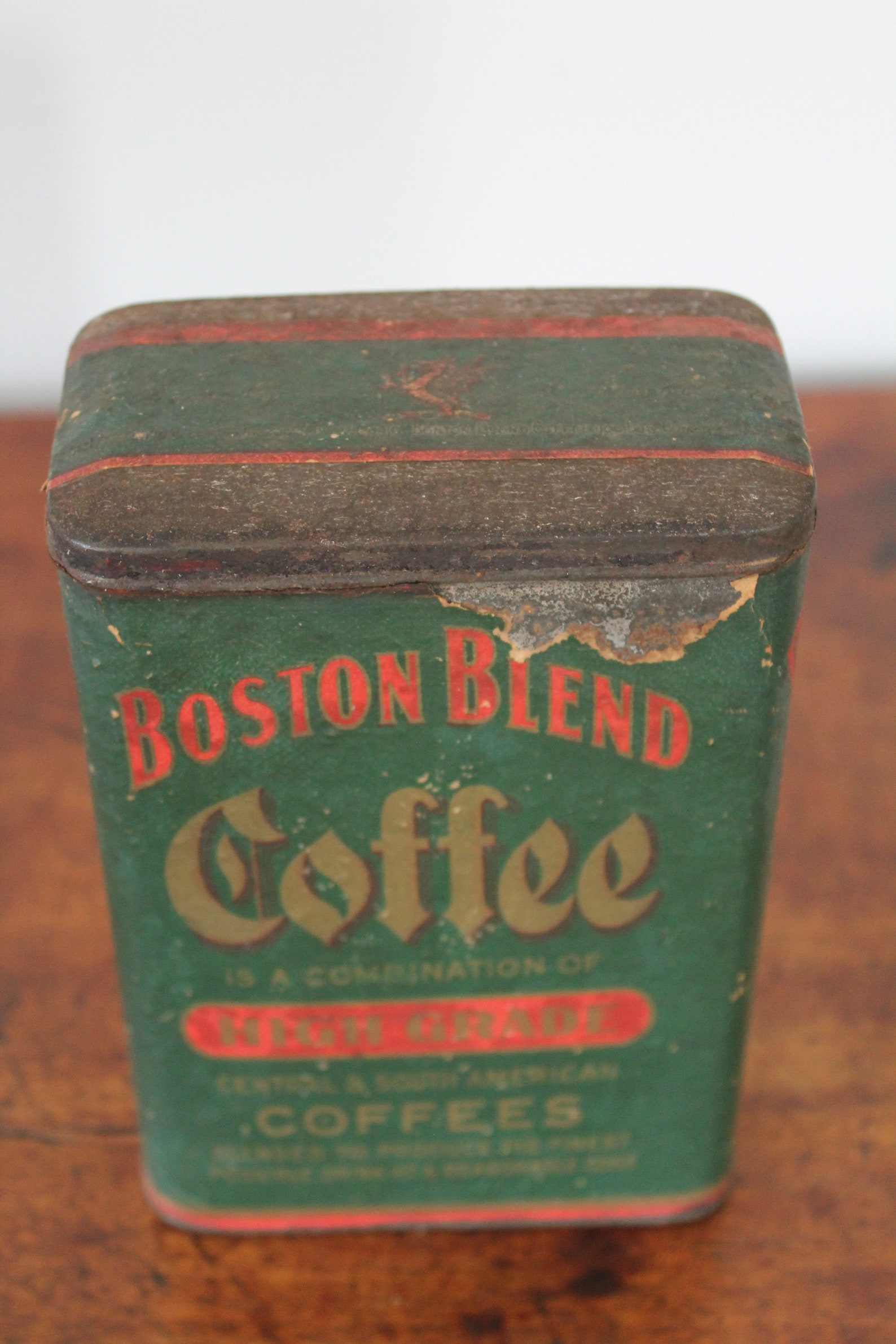Rare Antique Boston Blend Coffee Tin Sold by Cobb Bates & Yerxa Co ...