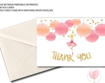 Dance thank you card | Etsy