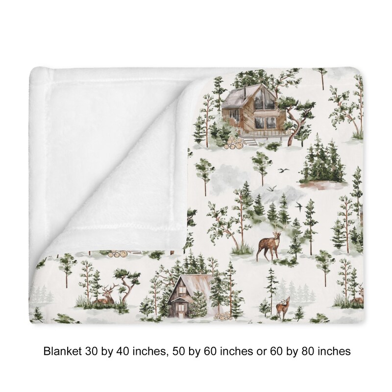 Pine Tree Blanket - Etsy