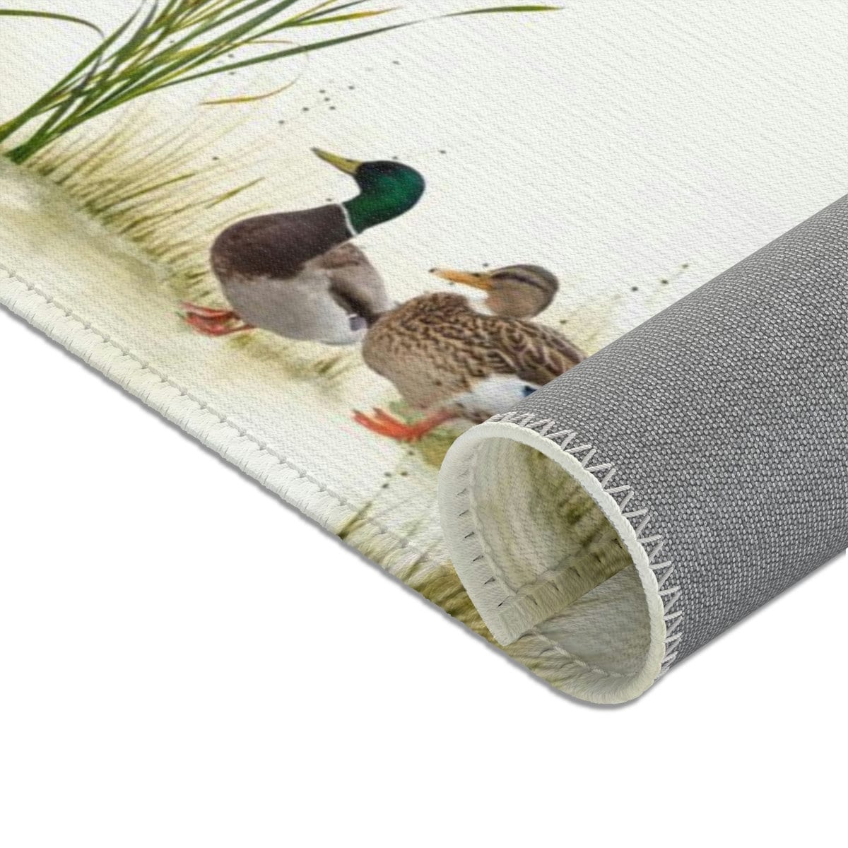 Wetland Grass and Mallard Ducks Area Rug Nursery Carpet - Etsy
